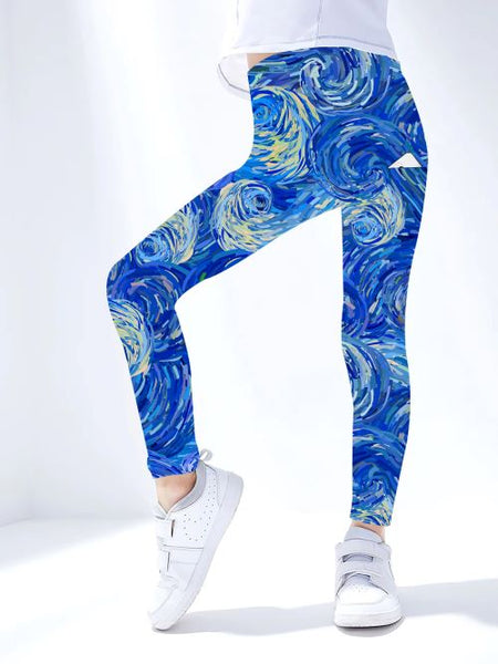 REGULAR STARRY NIGHTS (POCKETS) – Luv 21 Leggings & Apparel Inc.